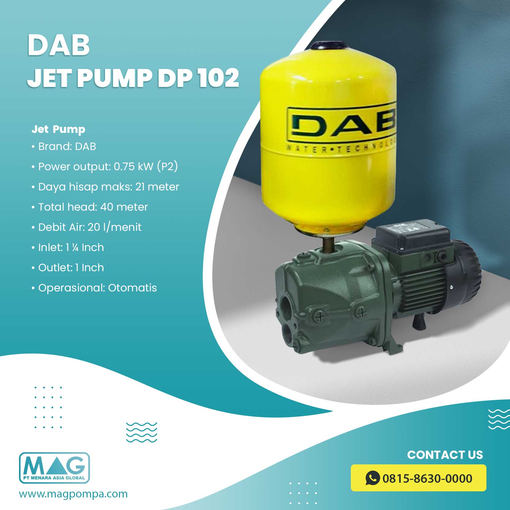 Jet Pump DAB DP 102