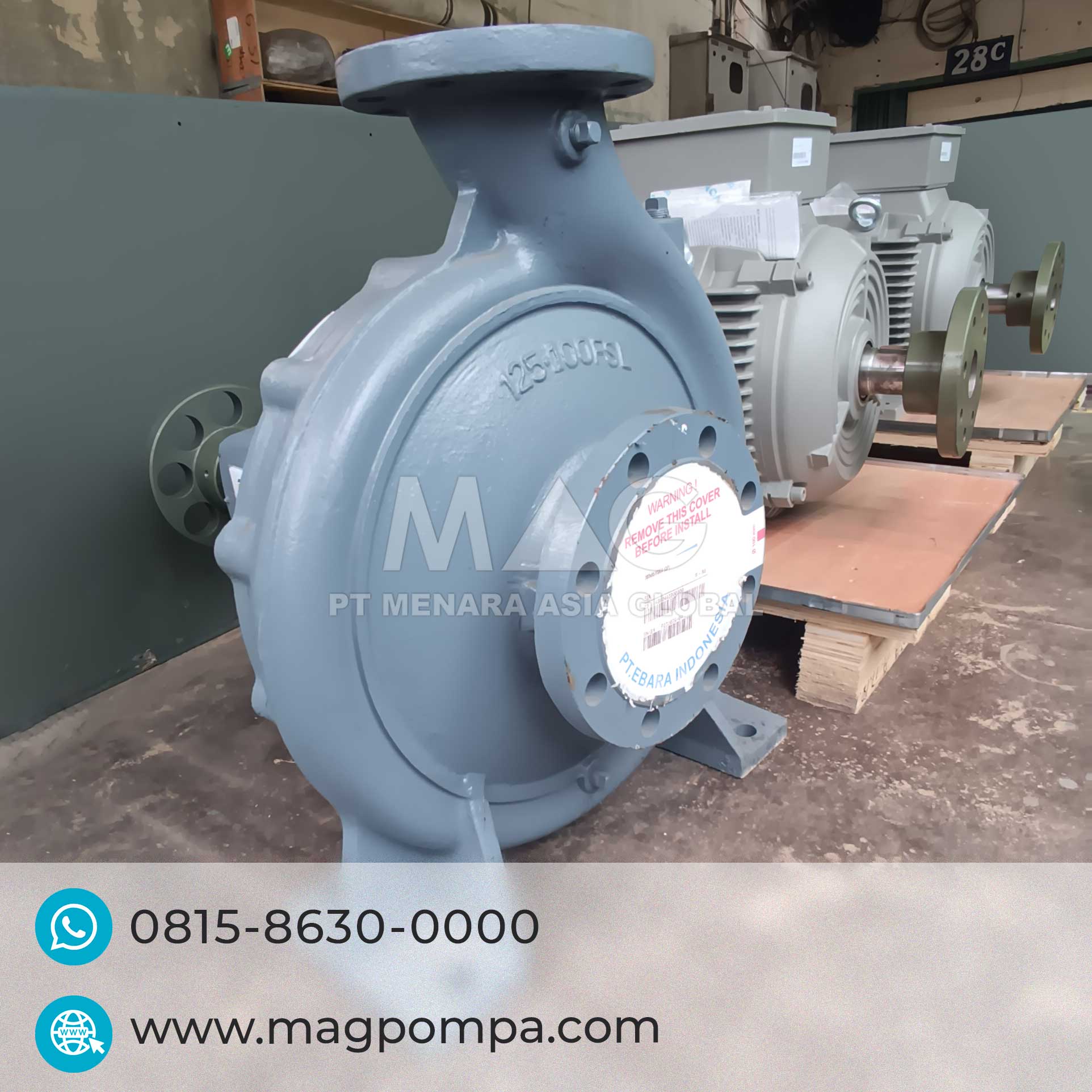 Ebara 125x100 FSLA, 22kw
