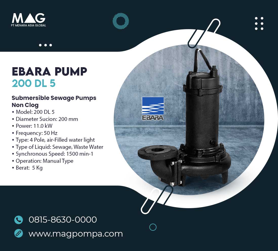 Ebara 200 DL 5, 11kW