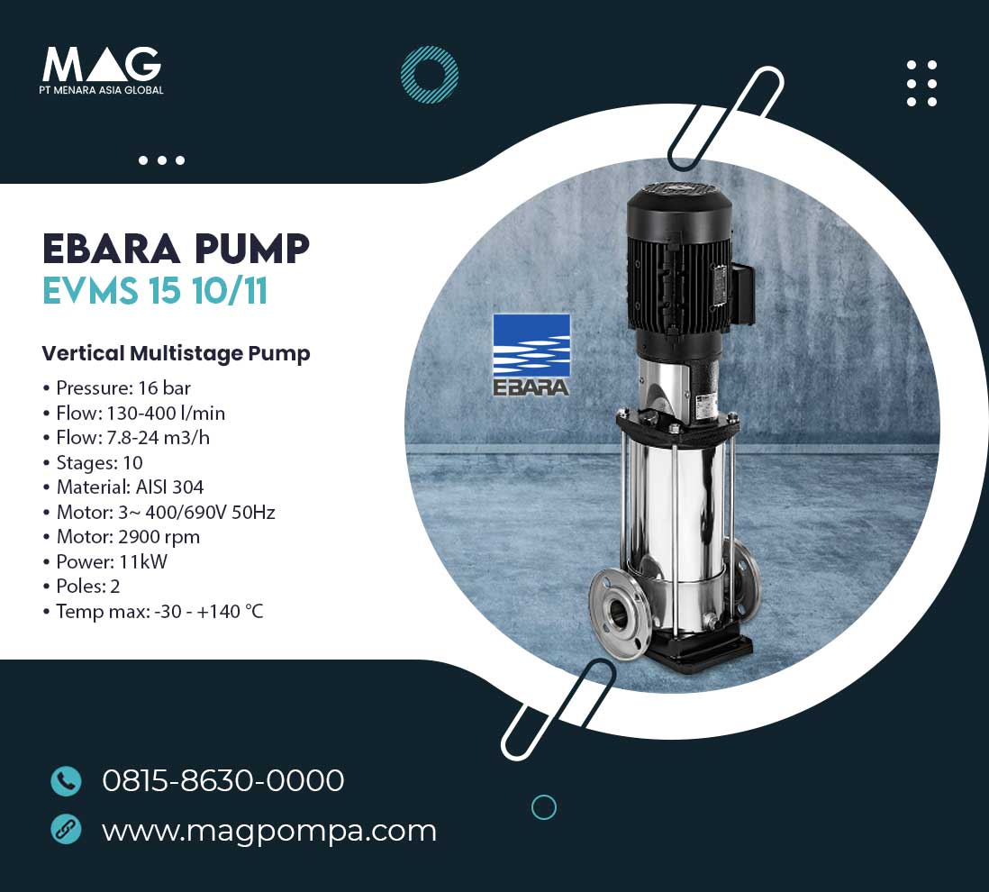 Pompa EBARA type EVMS 15 10/11