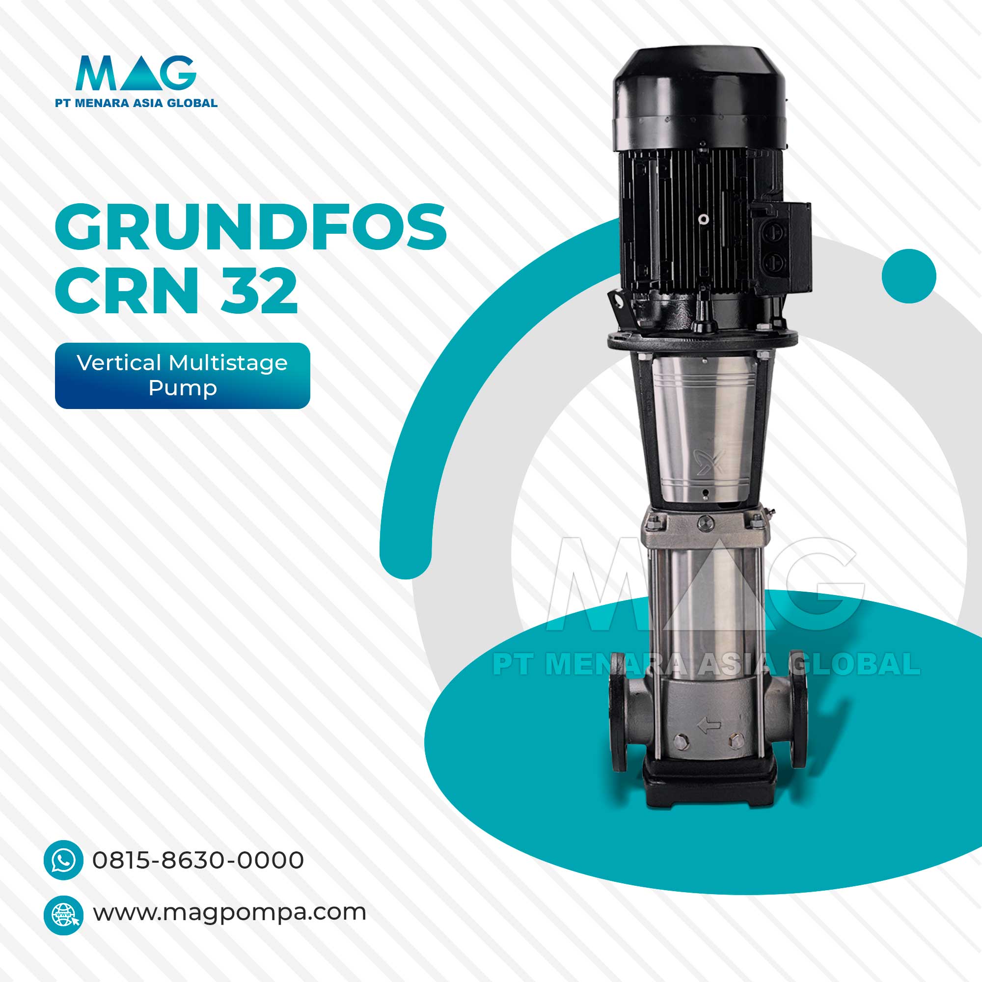 Grundfos CRN32 Pompa Vertical Multistage