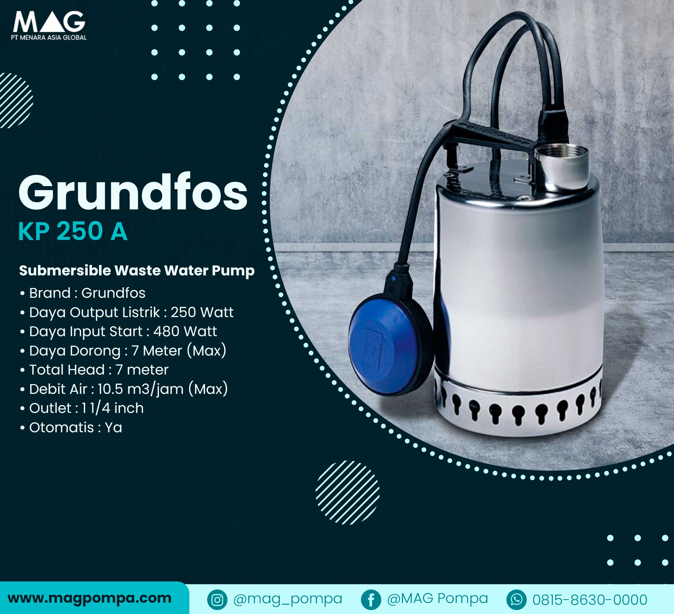 Grundfos Unilift KP 250 A