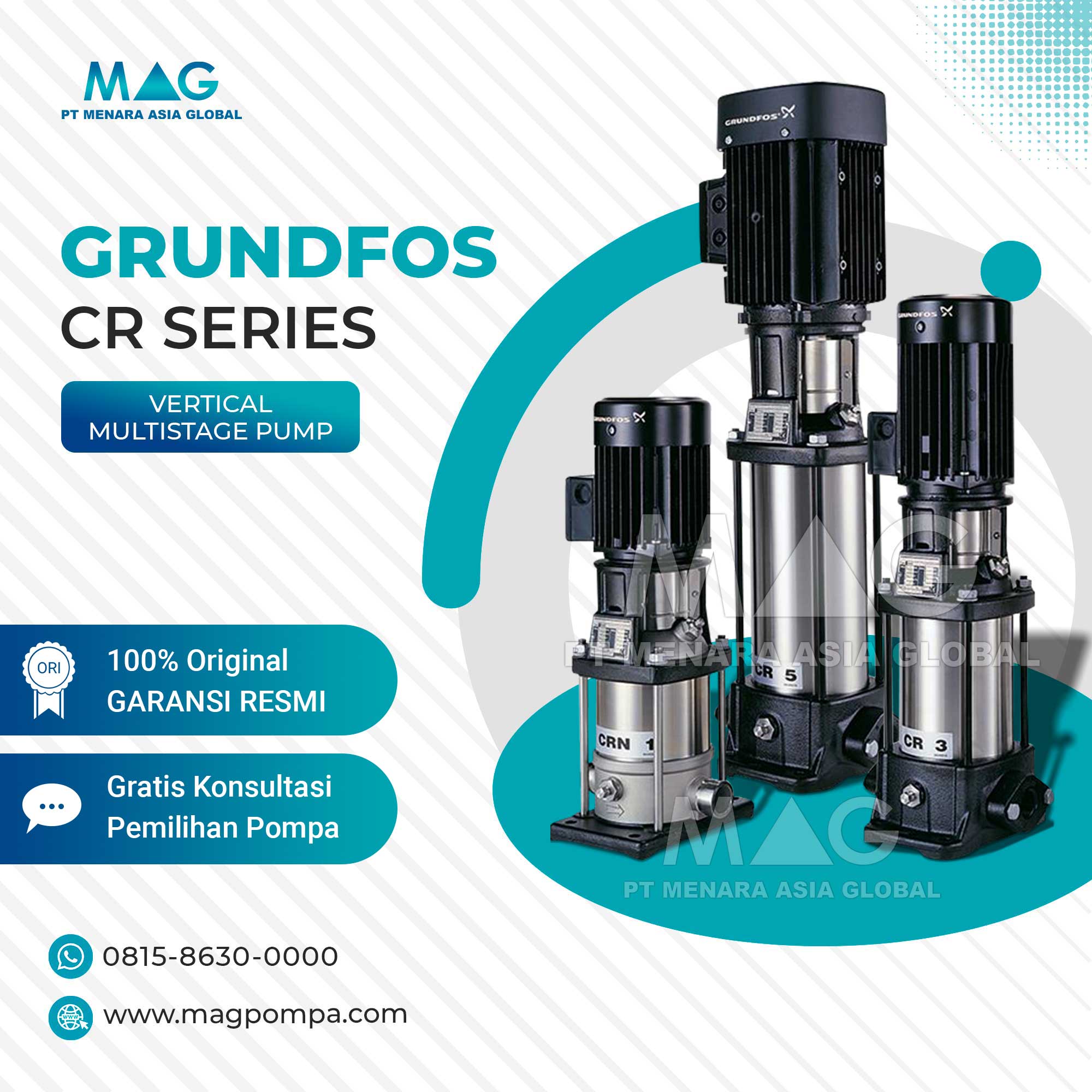 Pompa Grundfos CR vertikal multistate pump