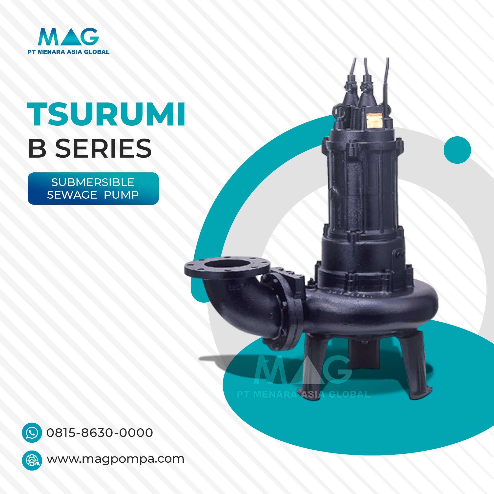 Pompa Air Limbah Tsurumi B Series