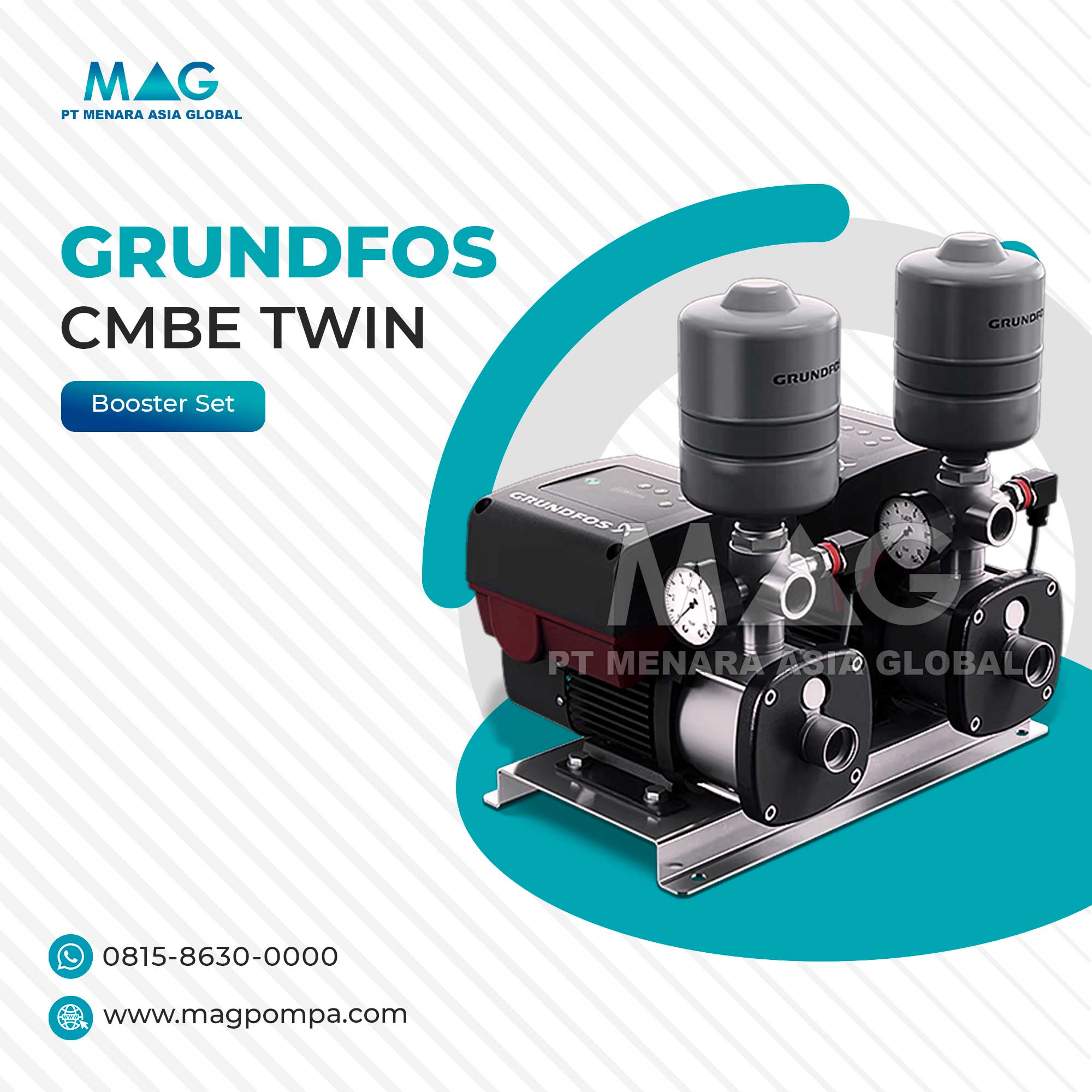 Pompa Booster Grundfos CMBE Twin