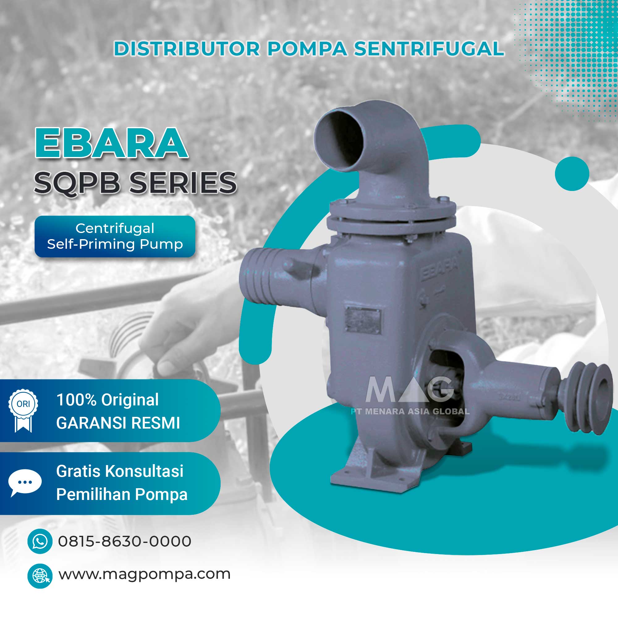 Pompa Ebara SQPB Self-priming