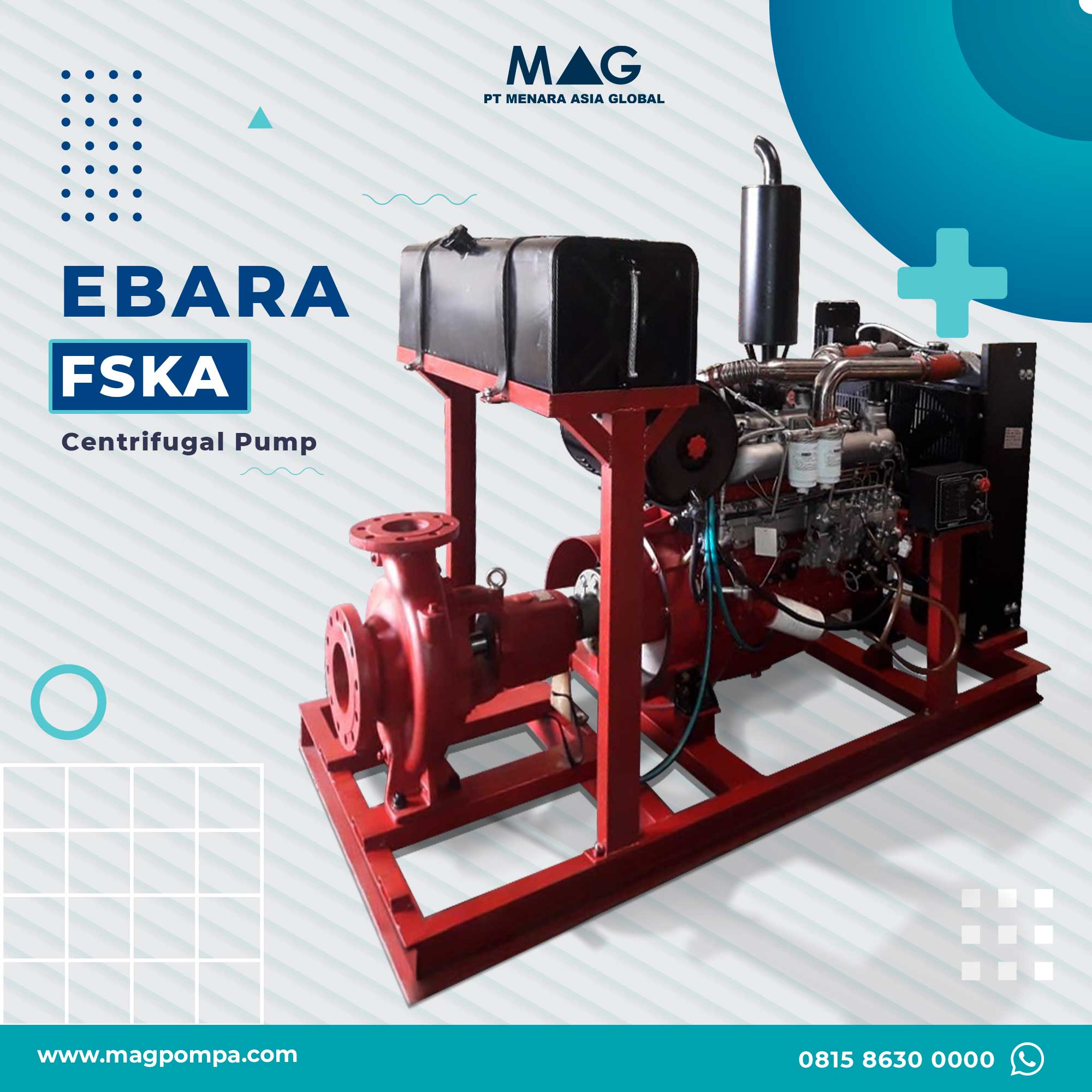 Ebara FS2KA Pompa Pemadam Kebakaran