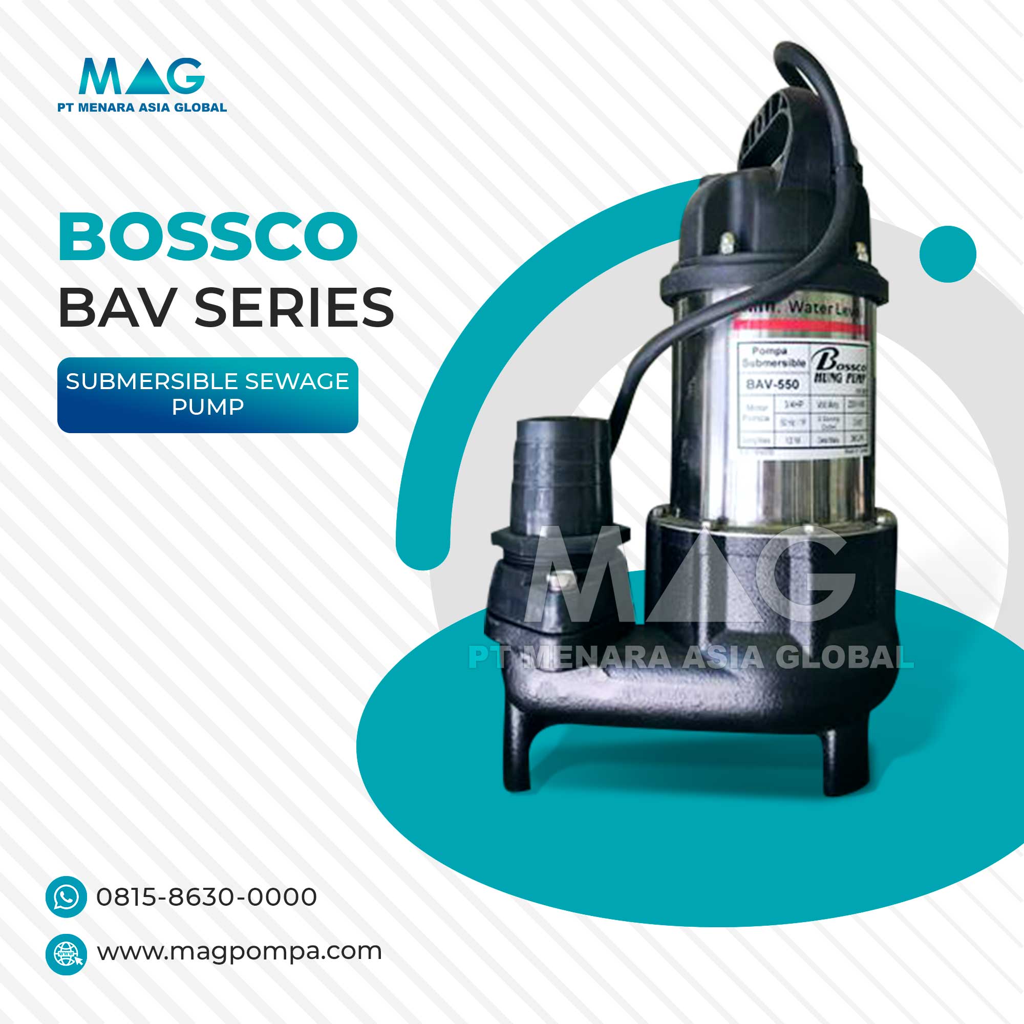 Pompa Bossco type BAV 250