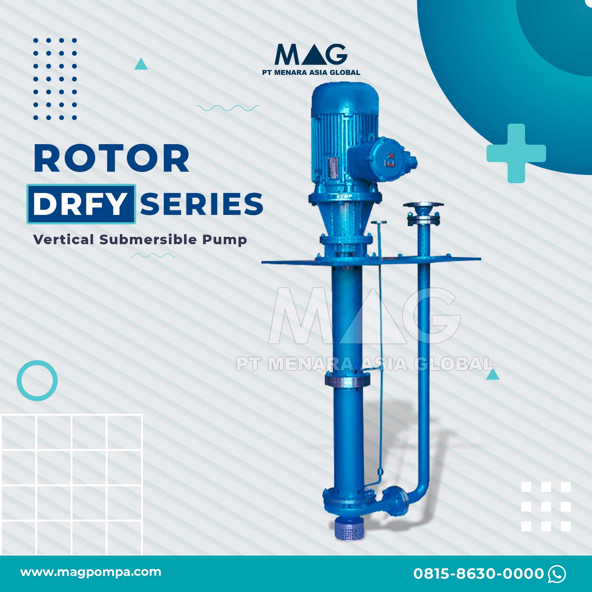 Pompa Industri Submersible Single Phase DRFY Series