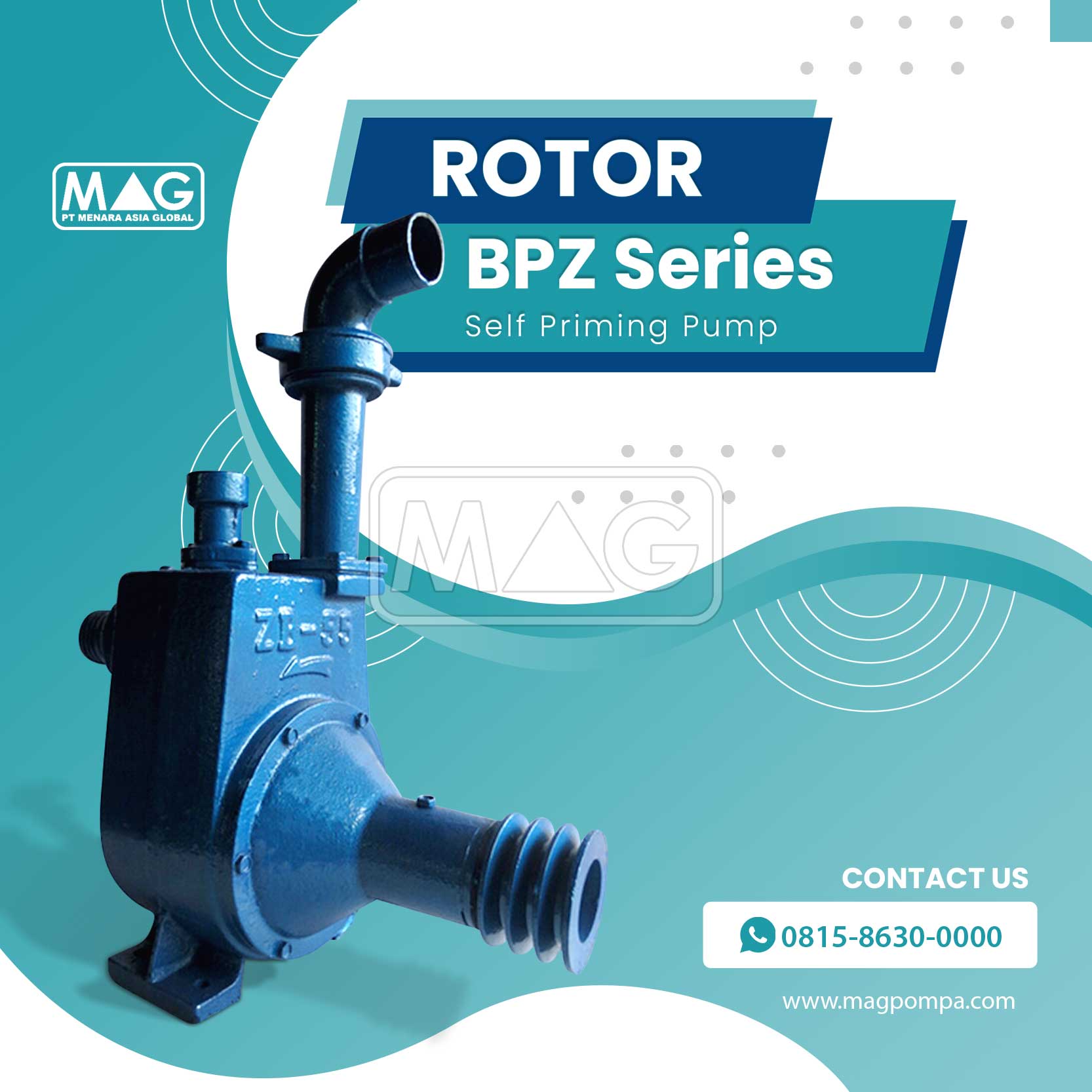 Pompa Pertanian Rotor 80BPZ-40