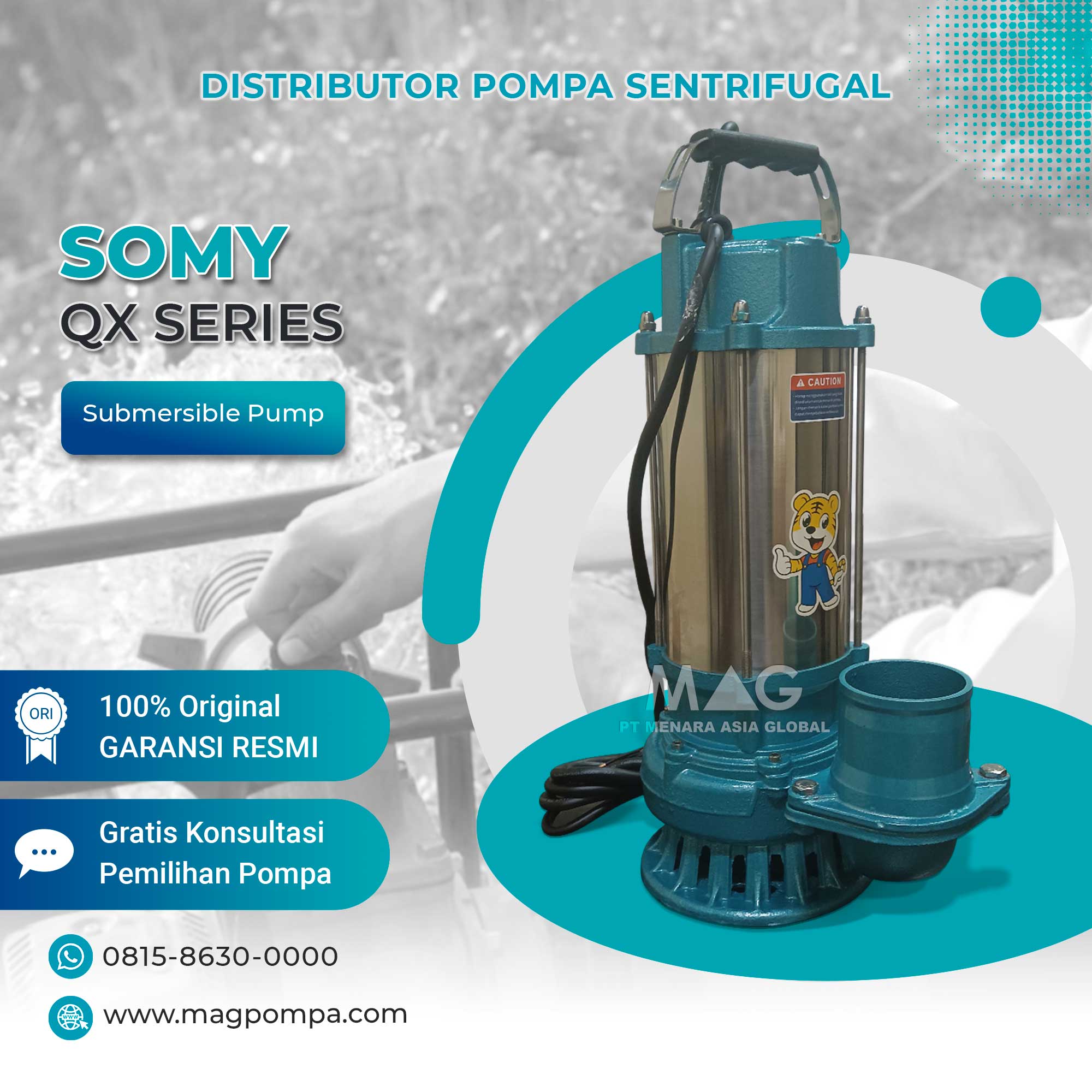Pompa Submersible SOMY Type QDX