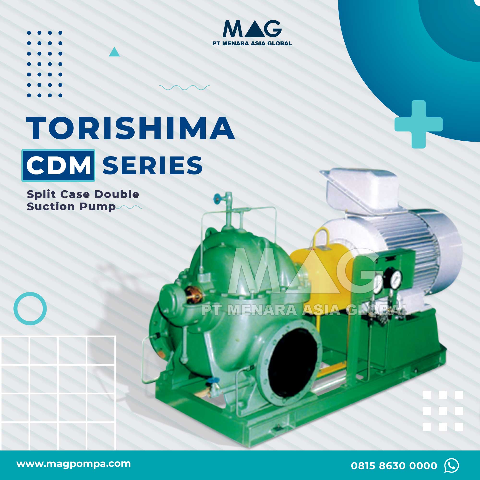Pompa Double Suction - Torishima CDM Series