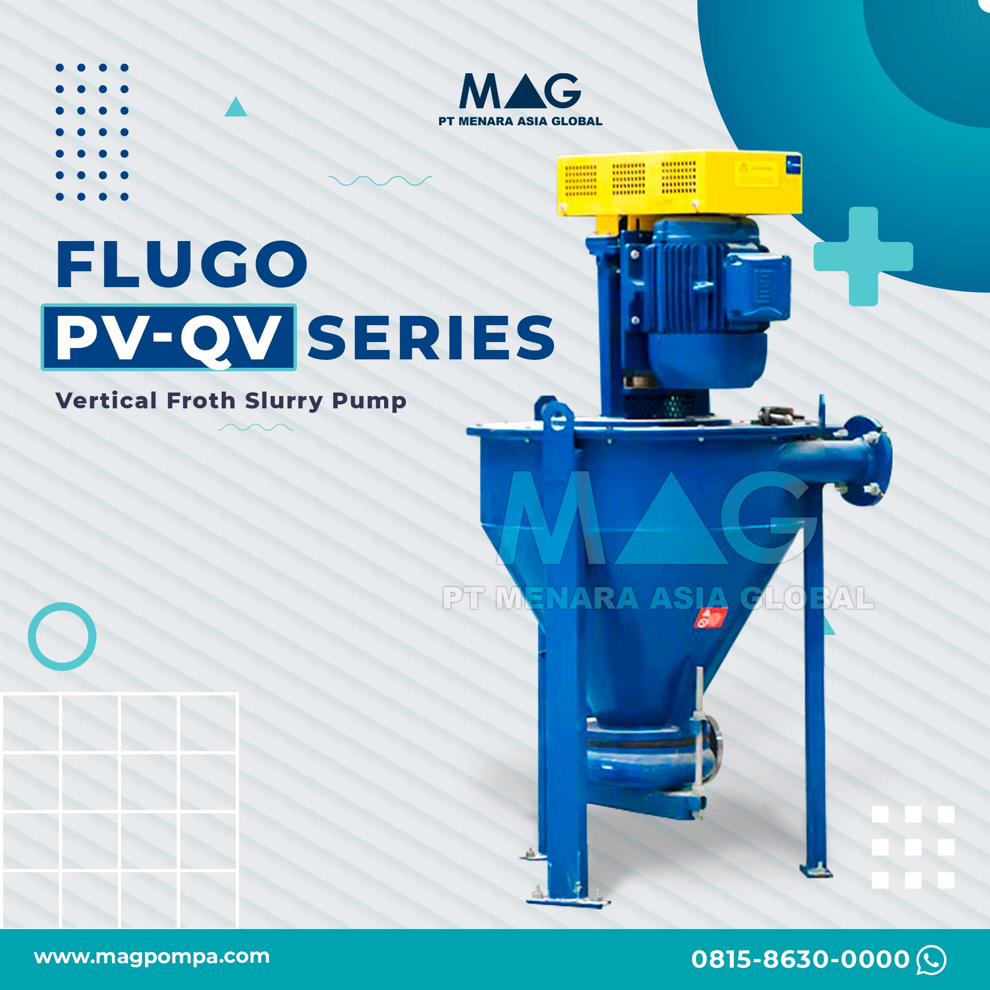 Pompa Lumpur Vertikal Flugo PV Series